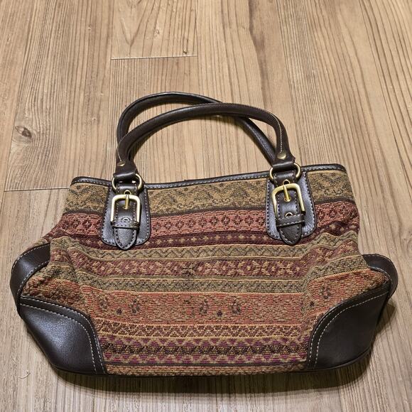 Relic | Bags | Relic By Fossil Womans Purse Brown Tapestry Fabric ...
